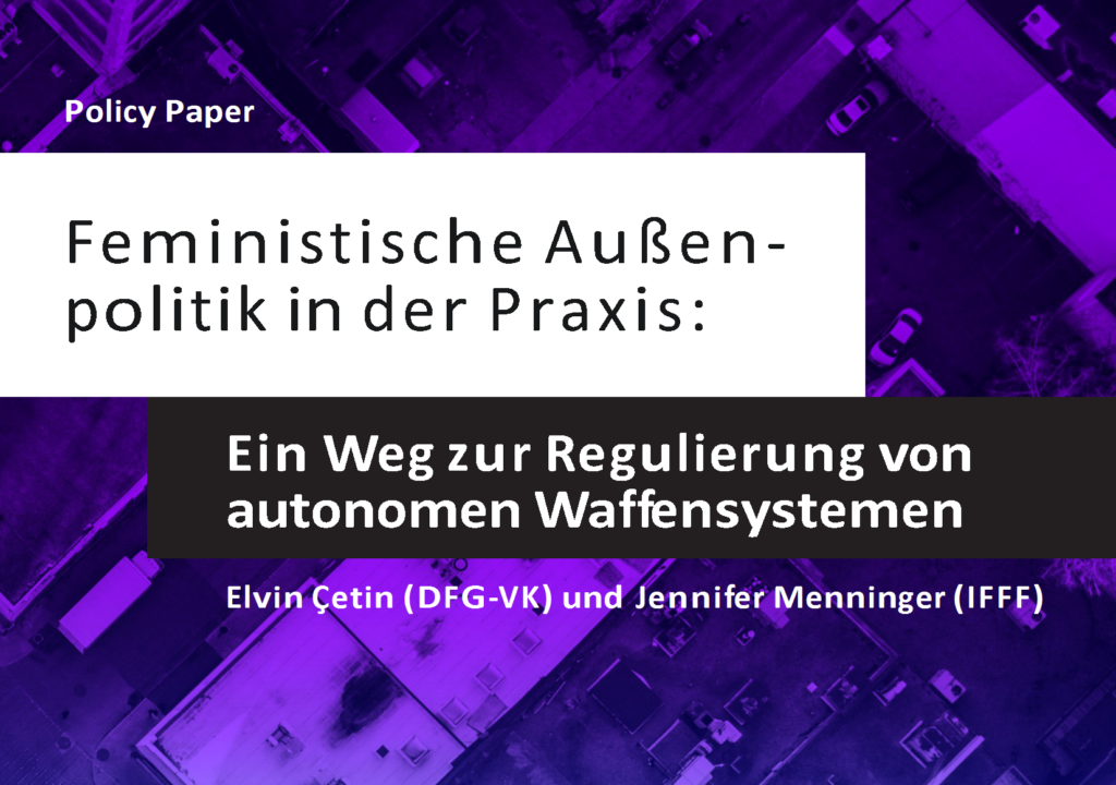 Neues Policy Paper zu feministischer Außenpolitik und autonomen ...